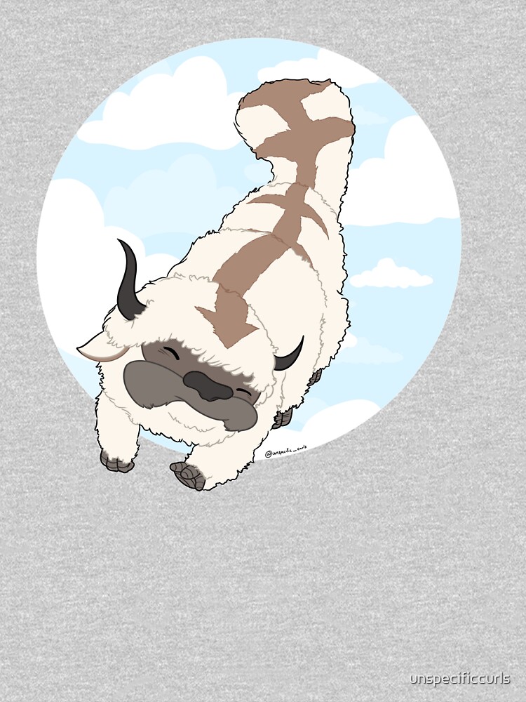"Appa Flying" T-shirt for Sale by unspecificcurls | Redbubble | appa t ...