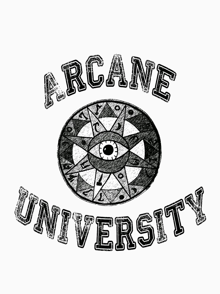 "Arcane University " T-shirt for Sale by Voodoo0593 | Redbubble ...