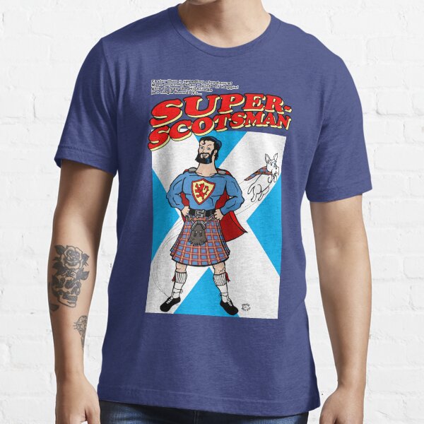 "Super Scotsman" T-shirt for Sale by clockworkmonkey | Redbubble ...