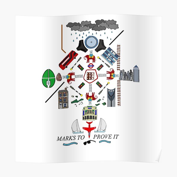 "The Maccabees - Elephant and Castle" Poster by RadioDesigns | Redbubble