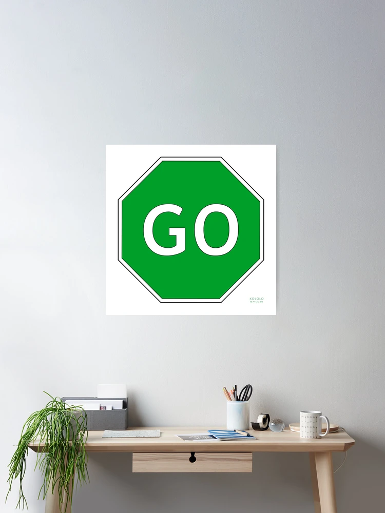 Printable Go Sign Free Printable Stop And Go Sign ClipArt Best