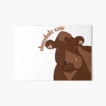 "Chocolate Cow Design - Ice Cream Flavored Cows " Art Board Print for ...