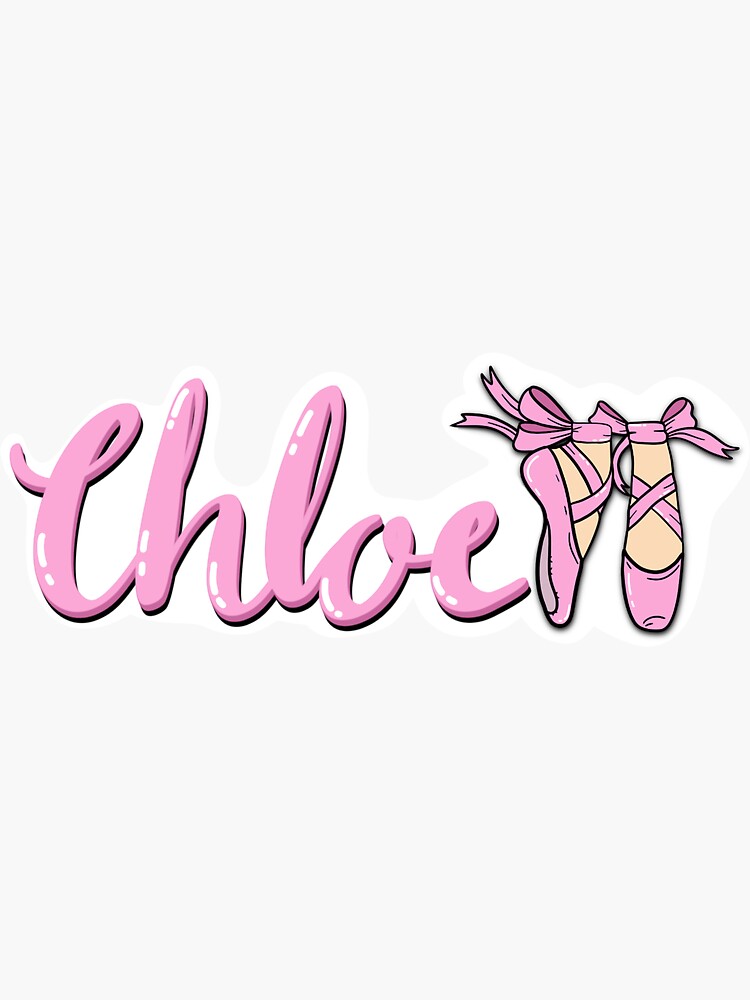 "Chloe ballet sticker " Sticker for Sale by melsd00dles | Redbubble