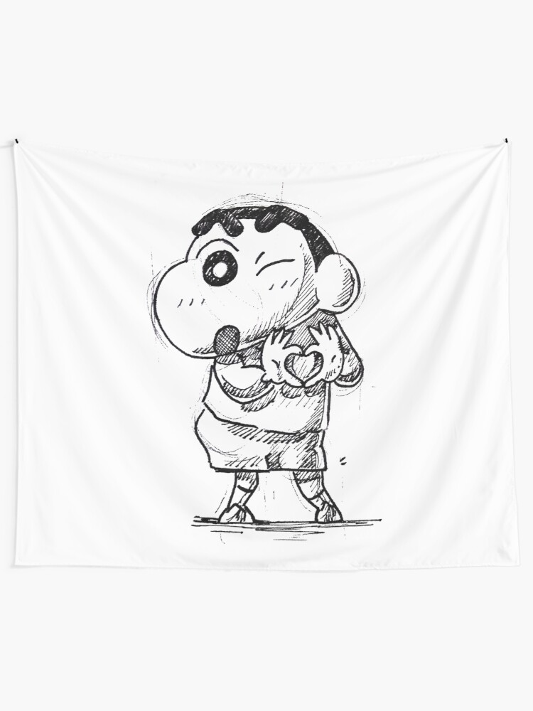 Tela decorativa «Shin Chan guiño corazón, shin chan anime clásico ...