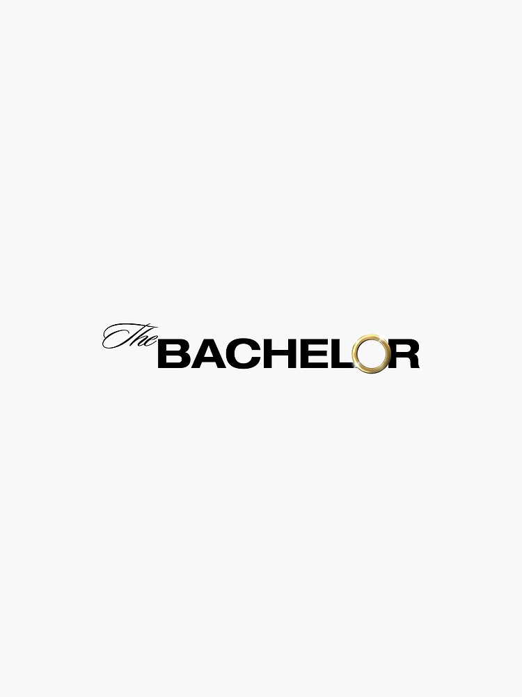 "the bachelor logo " Sticker for Sale by nattienicole | Redbubble