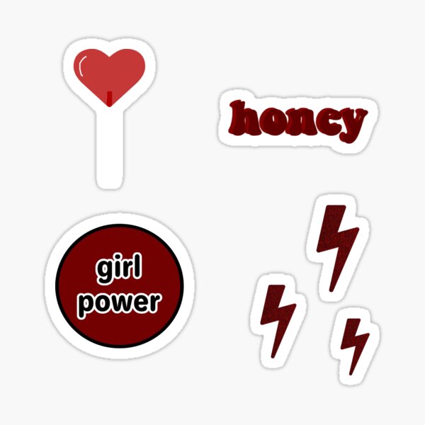 "Dark Red Sticker Pack- Collab with xxreddustxx" Sticker by sjstickerss ...