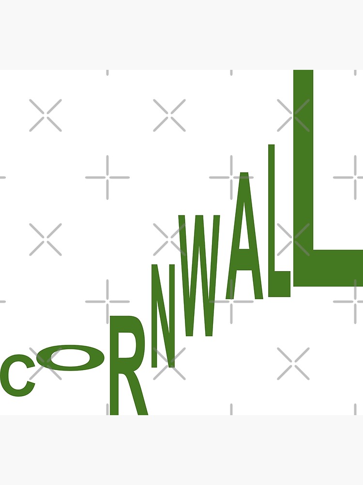 "Cornwall County Word Map" Poster for Sale by GeorgeLemon | Redbubble