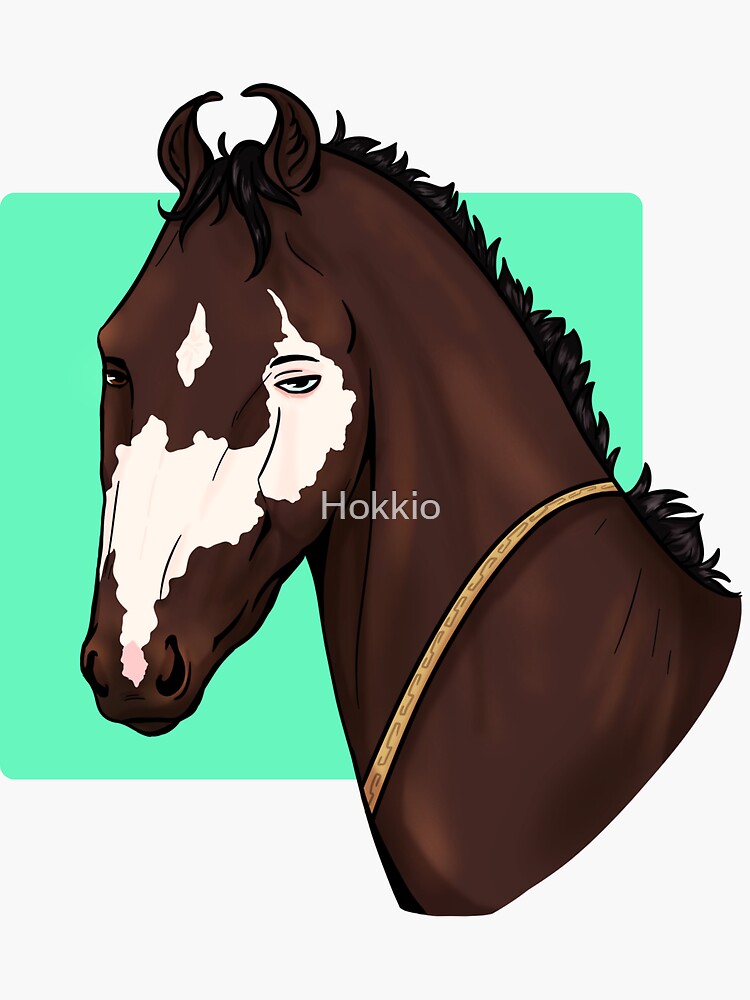 "Marwari horse" Sticker for Sale by Hokkio | Redbubble