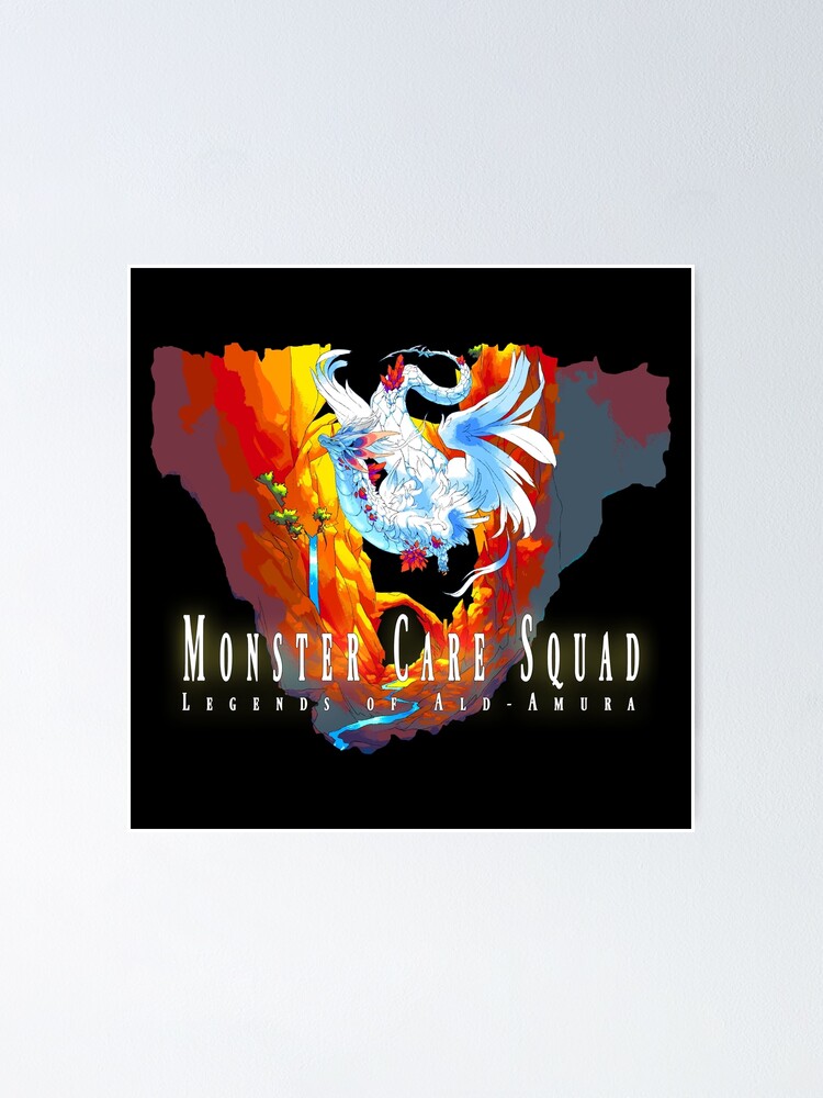 "MONSTER CARE SQUAD: Legends of Ald-Amura" Poster for Sale by Barking ...