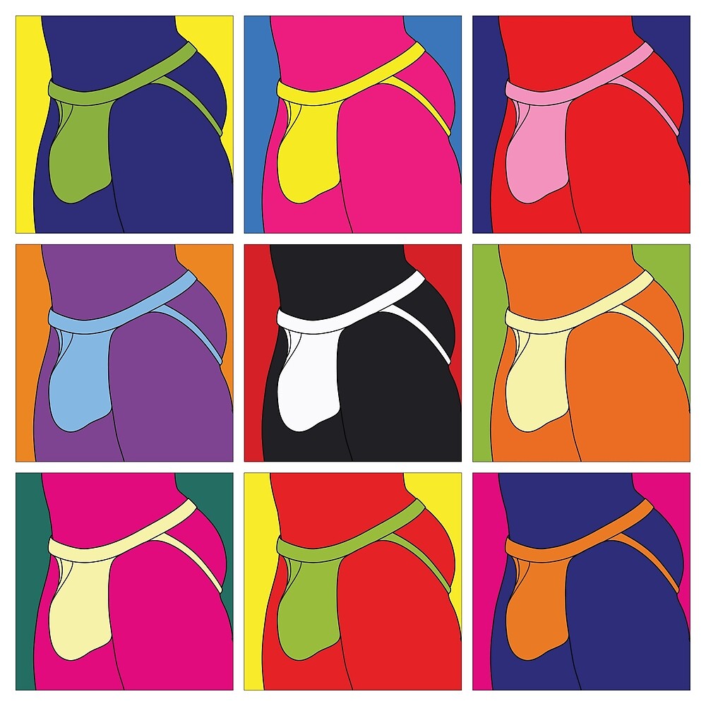 "Pop Art Jockstrap Fantasy Nine" by Rodney K | Redbubble