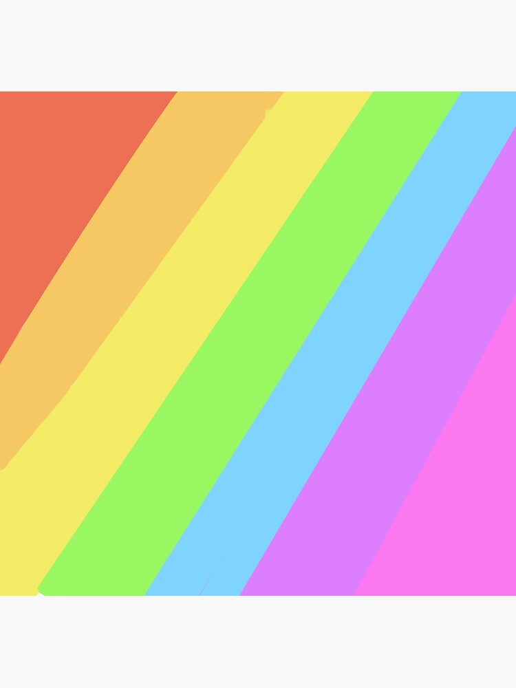 "Pastel Pride Flag" Poster by halcyongiirl | Redbubble