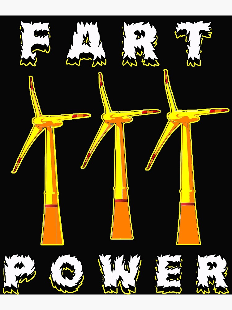 "Fart Power-funny fart humor " Poster for Sale by TheMagicKrew | Redbubble