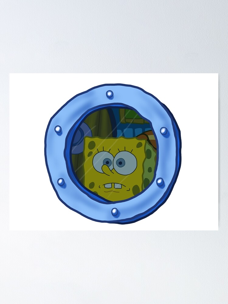 "Spongebob Window" Poster for Sale by kayleefisherr | Redbubble