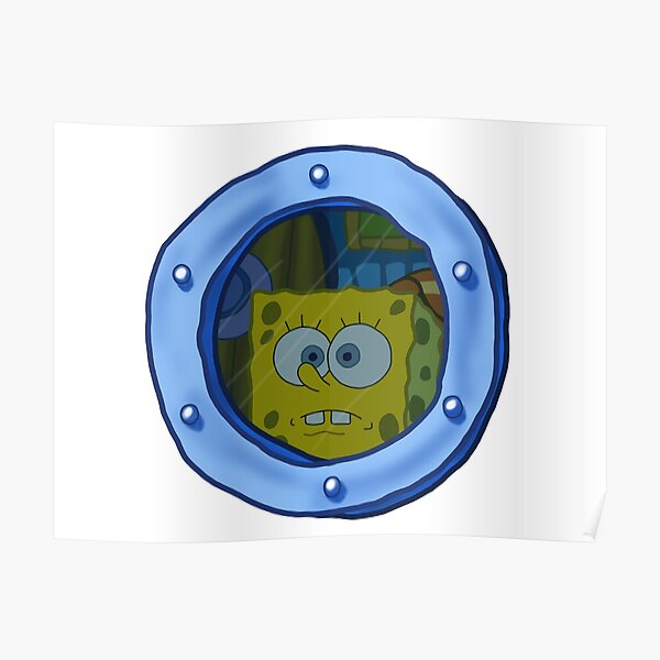 "Spongebob Window" Poster for Sale by kayleefisherr | Redbubble
