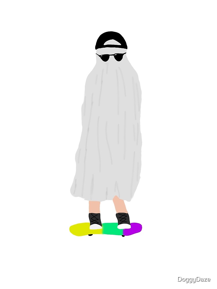 "rad ghost " Poster for Sale by DoggyDaze | Redbubble