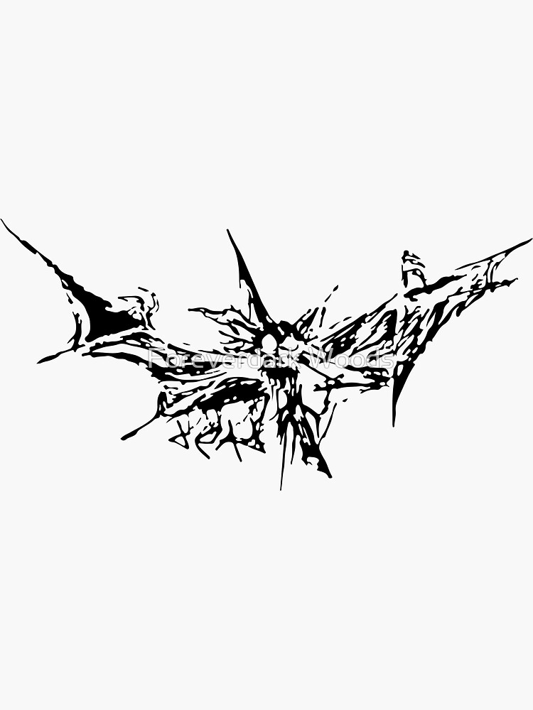 "Necrobird - Pelle Ohlin's (Dead) real drawing" Sticker for Sale by ...