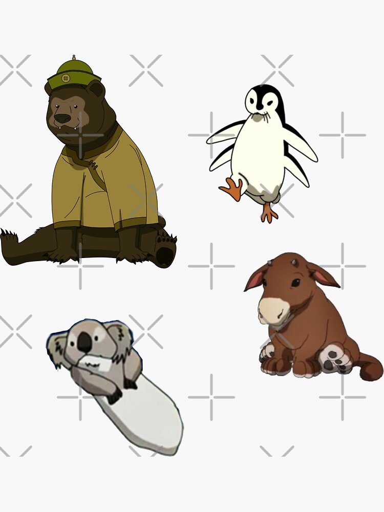 "avatar animals pack" Sticker for Sale by lauravalentinax | Redbubble