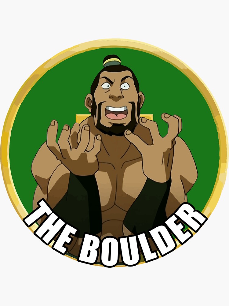 "The Boulder, Avatar the Last Airbender" Sticker by Nors301 | Redbubble