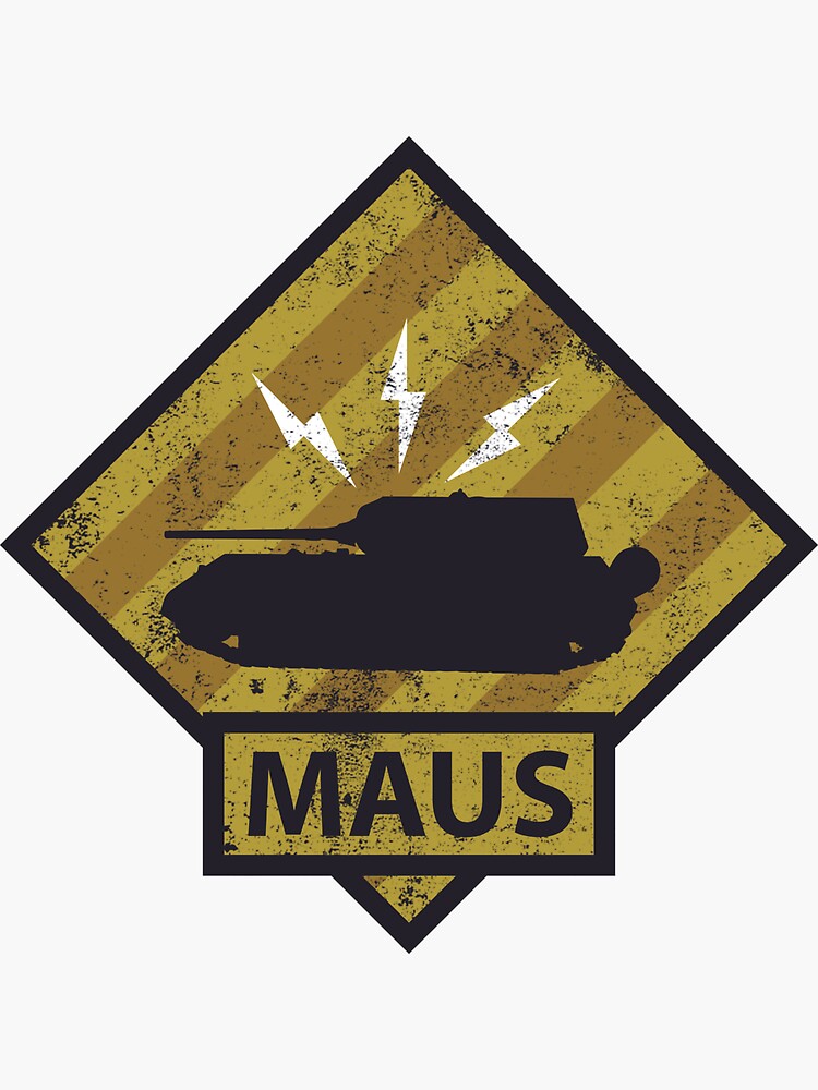 "Maus Tank" Sticker for Sale by TeutonDesigns | Redbubble