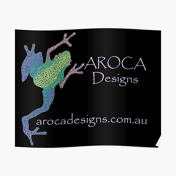"aroca logo with web" Poster by KTodman | Redbubble