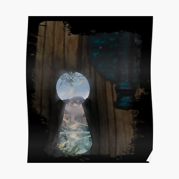 "Through the keyhole" Poster by Oriantalart | Redbubble