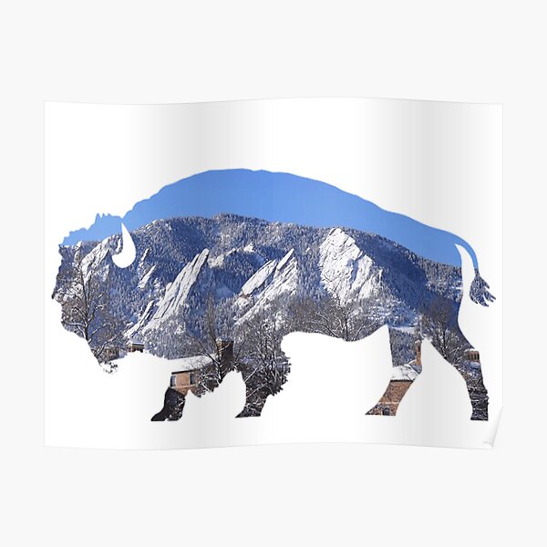 "CU Boulder " Poster by pmmc0 | Redbubble