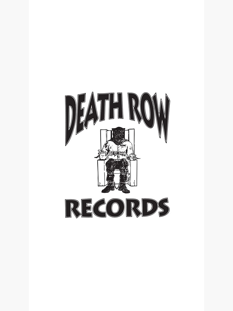 "DEATH ROW RECORDS" Sticker for Sale by CHT- | Redbubble