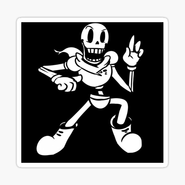 "Papyrus from undertale" Sticker for Sale by chaseabob123123 | Redbubble