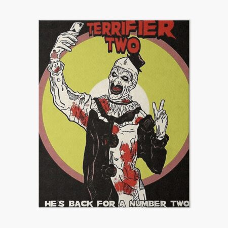 "Terrifier 2 horror movie art the clown " Art Board Print for Sale by ...