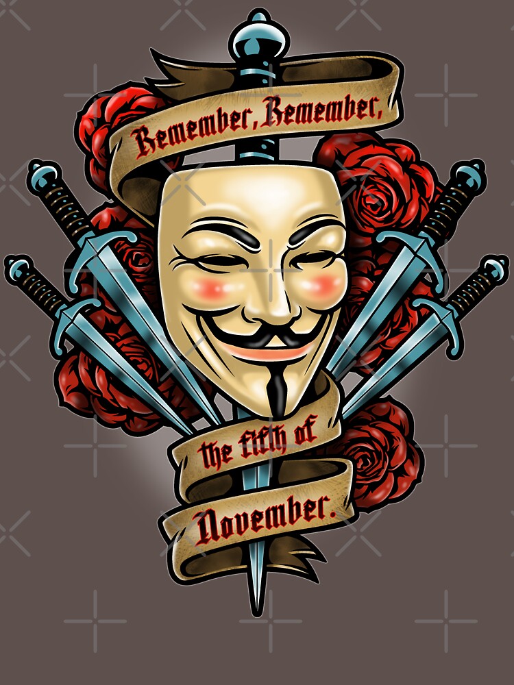 "Fifth of November" T-shirt for Sale by harebrained | Redbubble ...