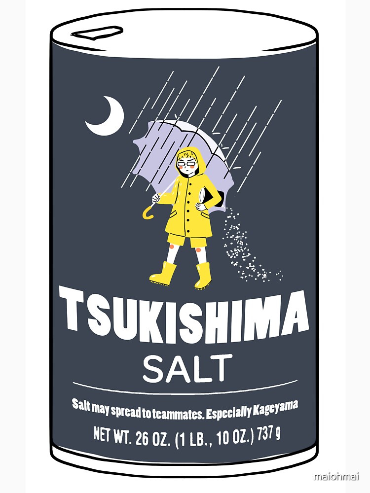 "Tsukishima Salt" T-shirt for Sale by maiohmai | Redbubble | haikyu t ...