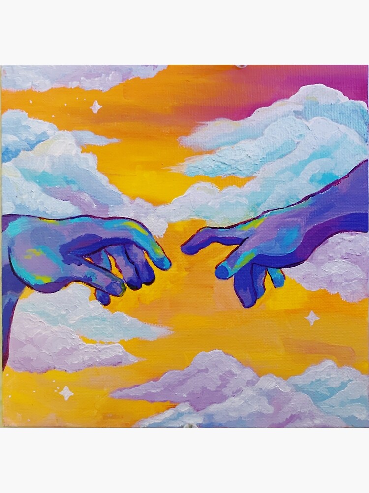 "Holy touch " Sticker for Sale by wolfieeyesbb | Redbubble