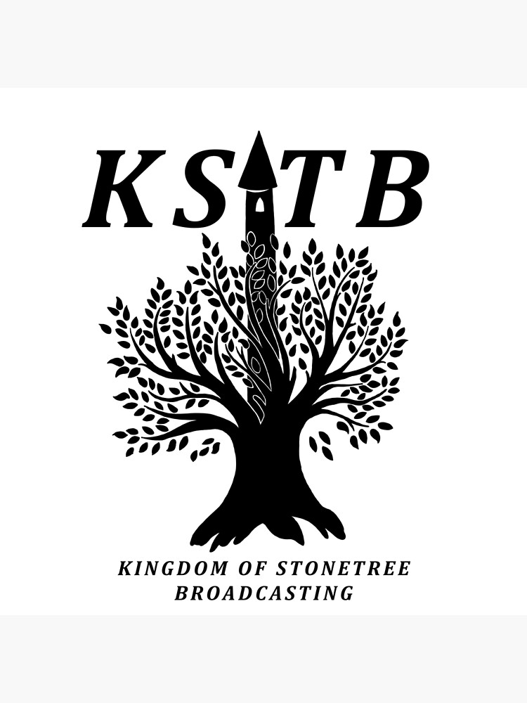 "KSTB- Kingdom of Stonetree Broadcasting Logo" Art Print by Arenthaer ...