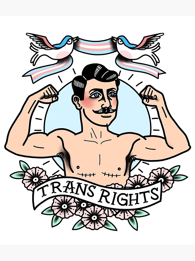 "Trans Rights " Poster for Sale by Carsontransfund | Redbubble