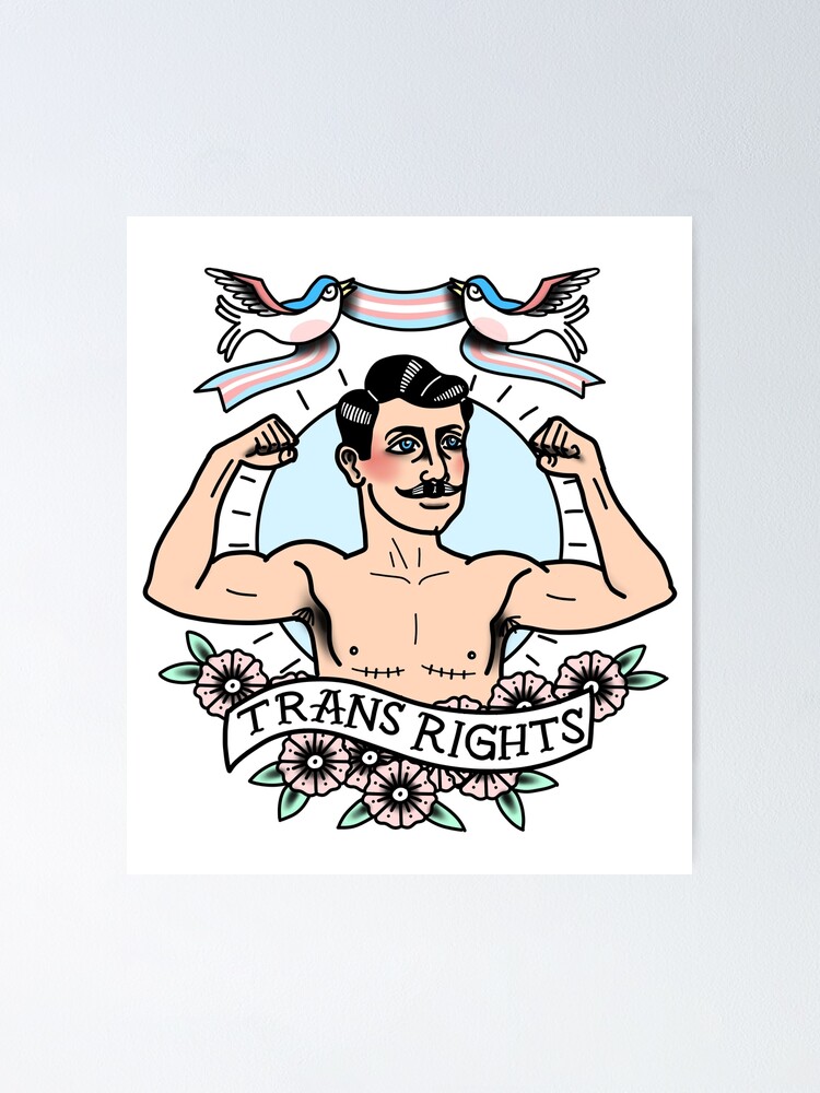 "Trans Rights " Poster for Sale by Carsontransfund | Redbubble