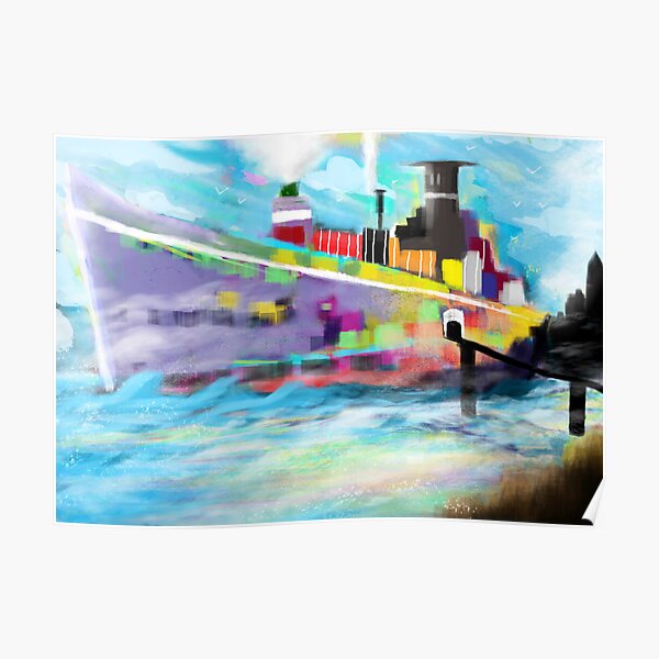 Cargo Ship Posters | Redbubble