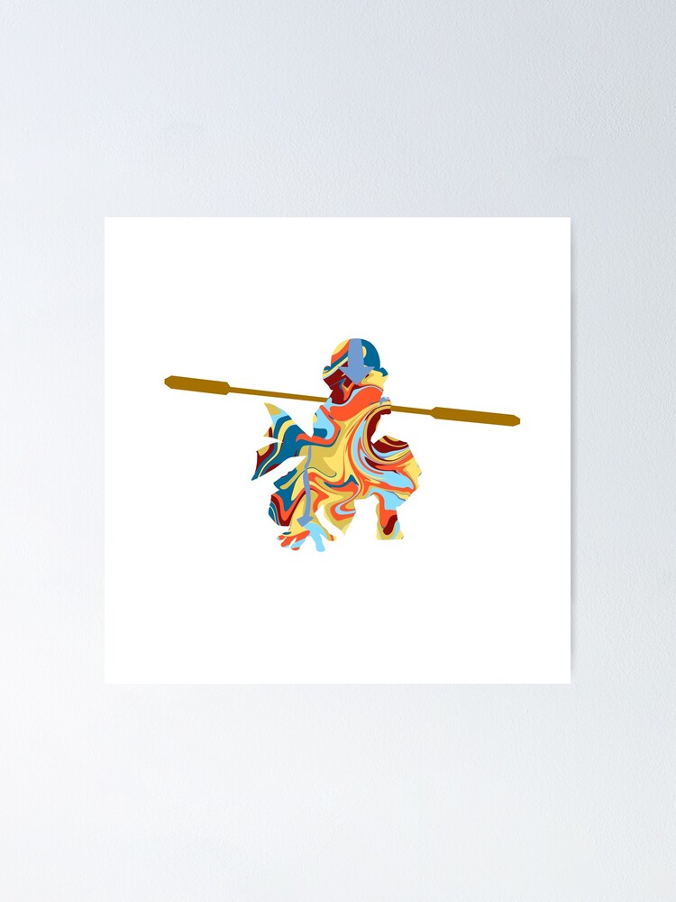 "Avatar Aang Marble Design " Poster for Sale by annakart | Redbubble