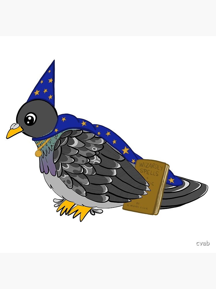 "Wizard Pigeon" Poster for Sale by cvab | Redbubble