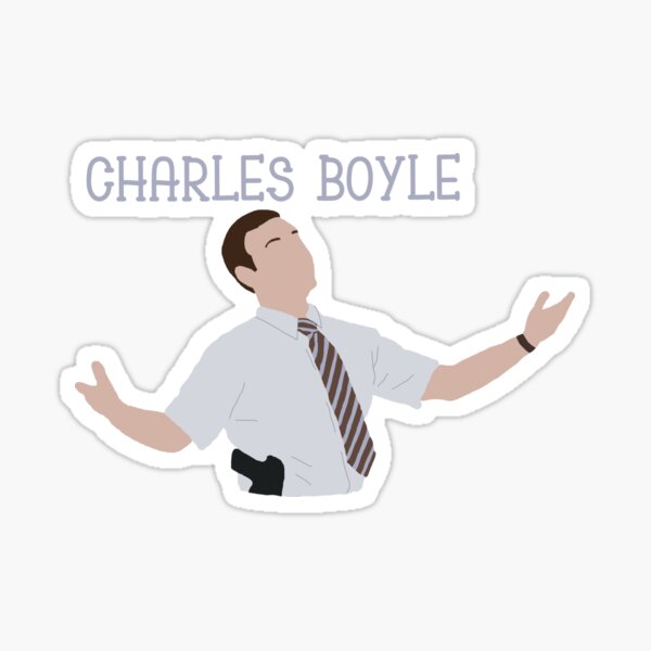 "CHARLES BOYLE" Sticker for Sale by l-whitney | Redbubble