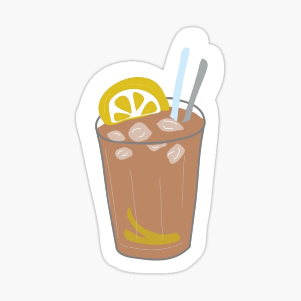 "HK Iced Lemon Tea" Sticker for Sale by conniethern | Redbubble
