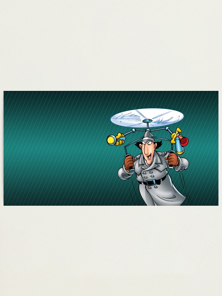 "Inspector Gadget - Flying helicopter" Photographic Print for Sale by ...