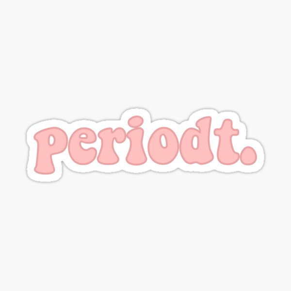 "Light pink periodt sticker" Sticker for Sale by lilly-wegs | Redbubble