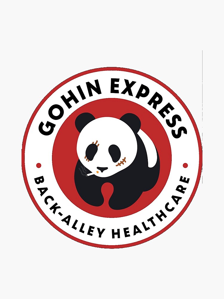 "gohin" Sticker for Sale by suimin | Redbubble