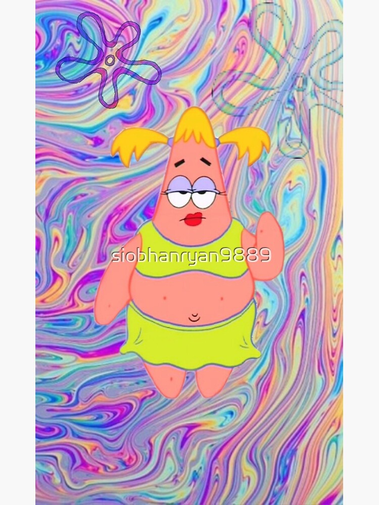 "Psychedelic Patrick Star Tapestry" Poster by siobhanryan9889 | Redbubble