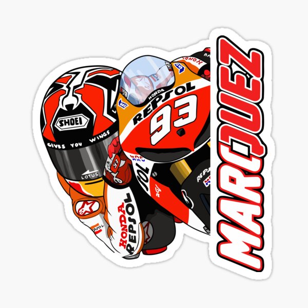 Marc Marquez Stickers | Redbubble