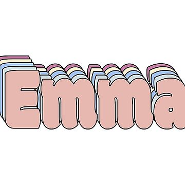 "Emma Name " Art Board Print for Sale by ashleymanheim | Redbubble