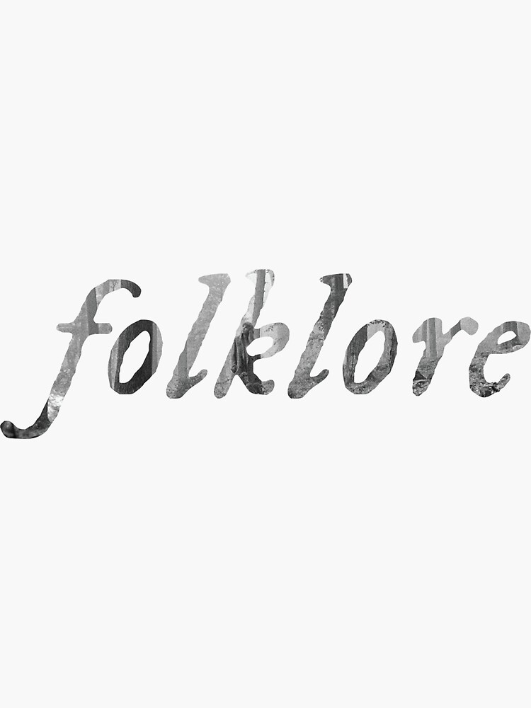 "Taylor Swift Folklore" Sticker by rocketpapii | Redbubble