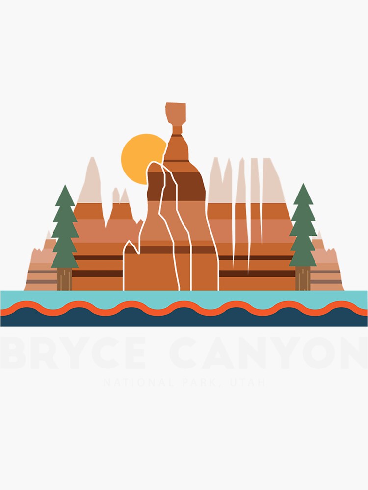 "Bryce Canyon National Park" Sticker by dogsfox | Redbubble