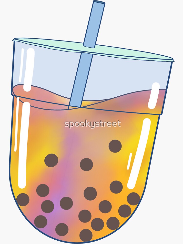 "MAGIC BOBA" Sticker for Sale by spookystreet | Redbubble