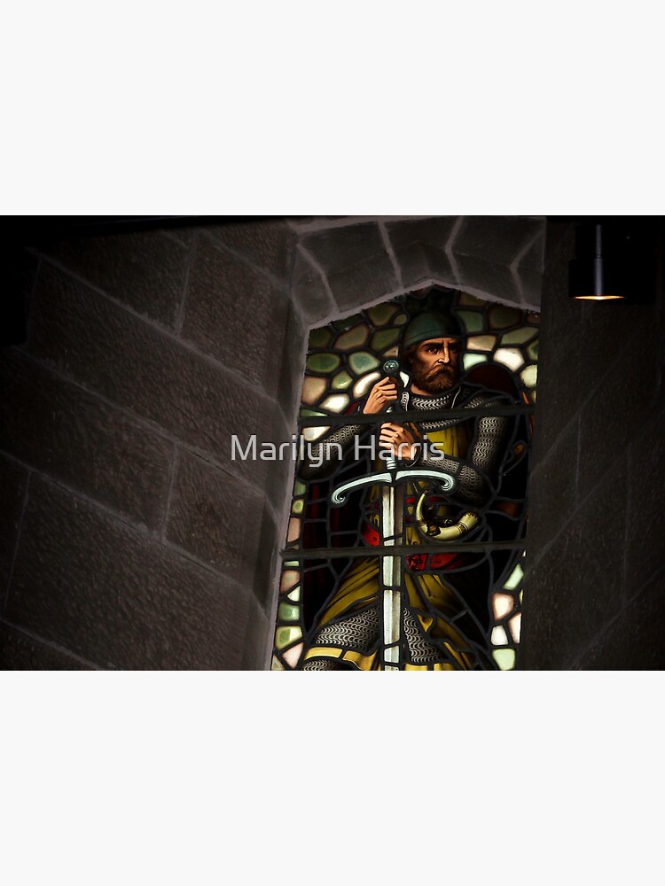 "Stained Glass Window of William Wallace " Mask by blossom | Redbubble